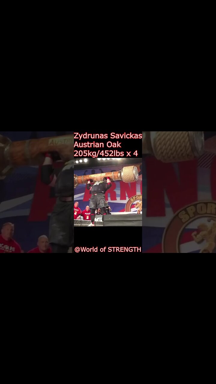 Amazing Strength World Records | Zydrunas Savickas Austrian Oak World ...
