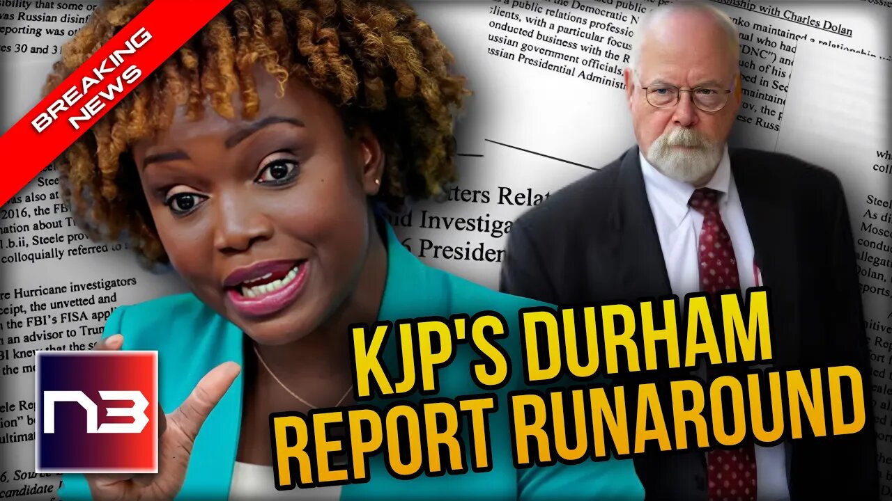 WATCH Biden’s Press Sec SPRINT from the Podium after Reporter Mentions ...