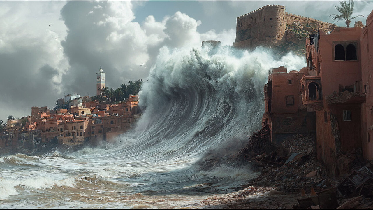 Morocco and Algeria NOW! Worst Flooding in a Decade. 50x the Monthly ...