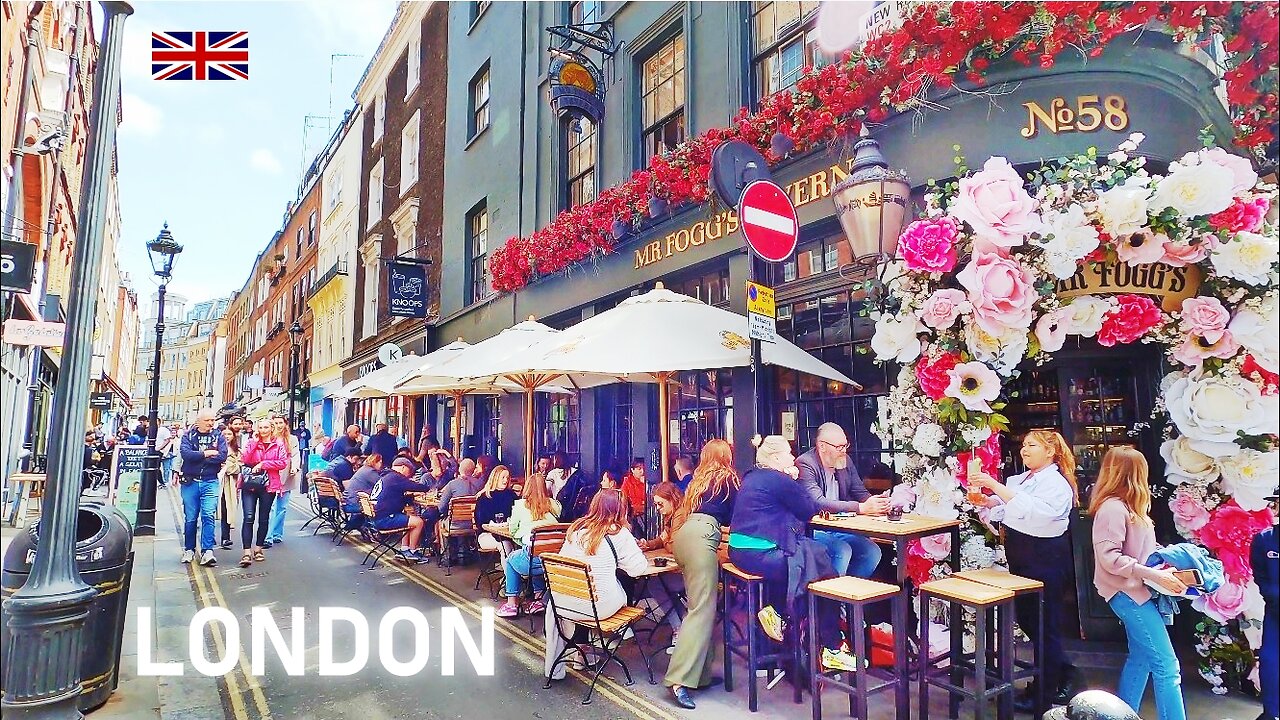 UK Travel - LONDON City Covent Garden - 4K Walking from Trafalgar ...