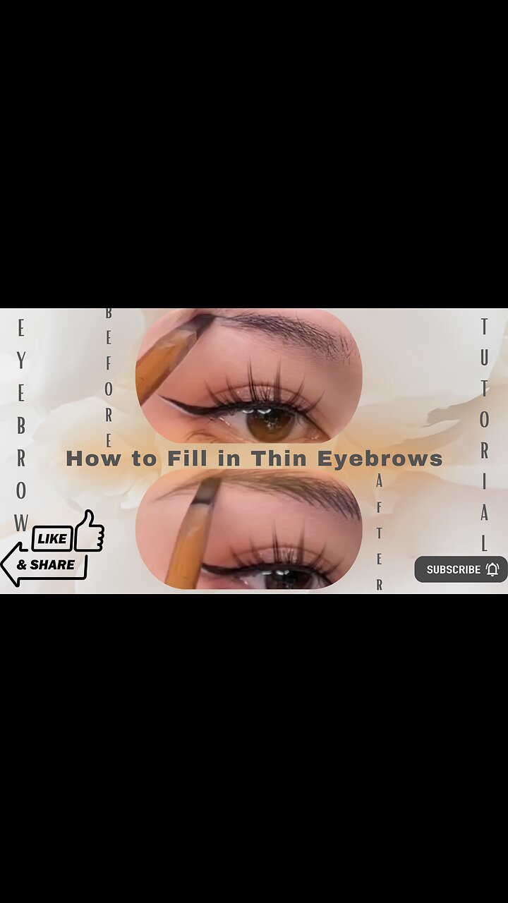 Eyebrow Shaping Secrets Revealed How to Fill in Thin Eyebrows