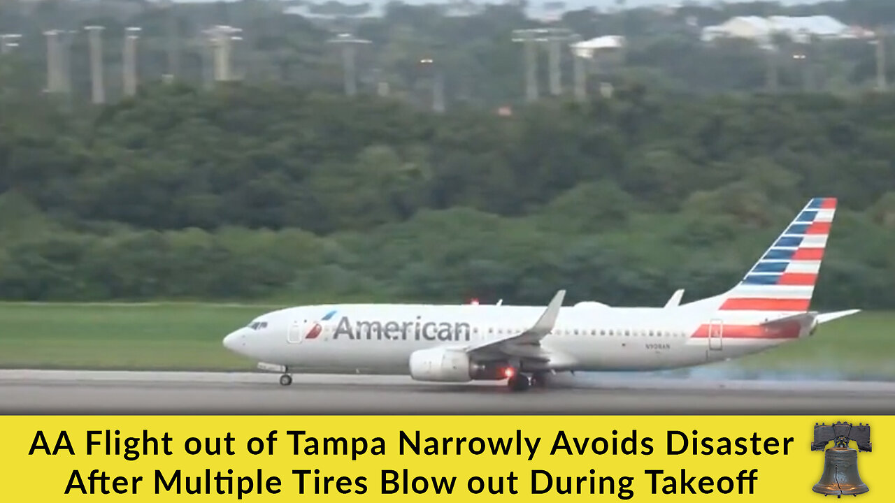 AA Flight out of Tampa Narrowly Avoids Disaster After Multiple Tires ...