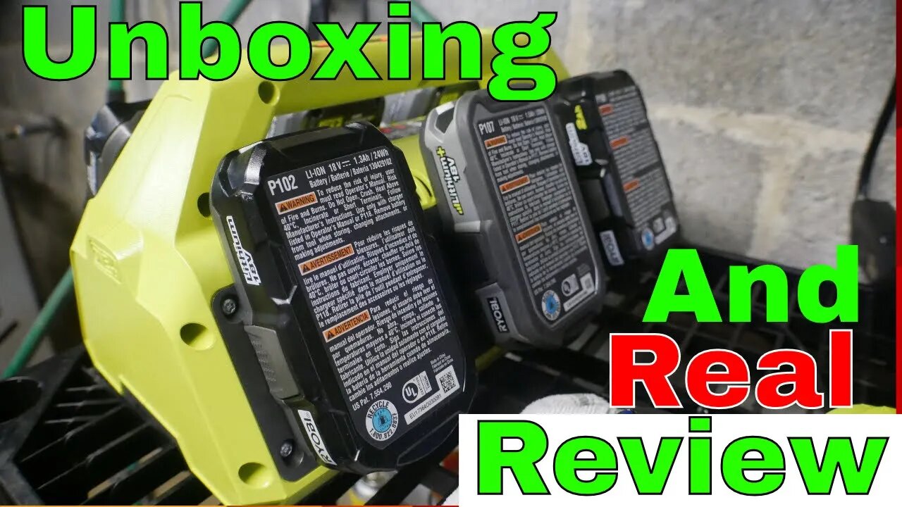 Ryobi 18-Volt ONE+ SuperCharger and 2 Lithium-Ion Batteries Kit