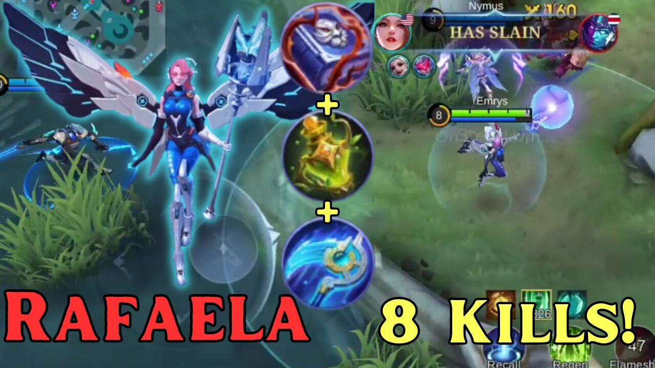 8 Kills! 15 Assists! Rafaela Roaming Build! | MLBB | Mobile Legends ...