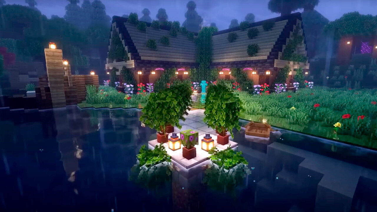 Minecraft Relaxing Longplay - Rainy Lake House Minecraft Relaxing Longplay - Rainy Lake House