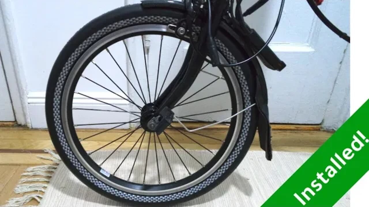 Fat Tires on a Brompton? GreenSpeed Scorcher 40-349 Installed (2021)