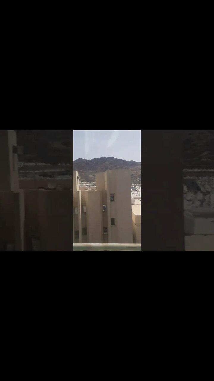 Awesome mina camp view from train | #hajj #mina #train
