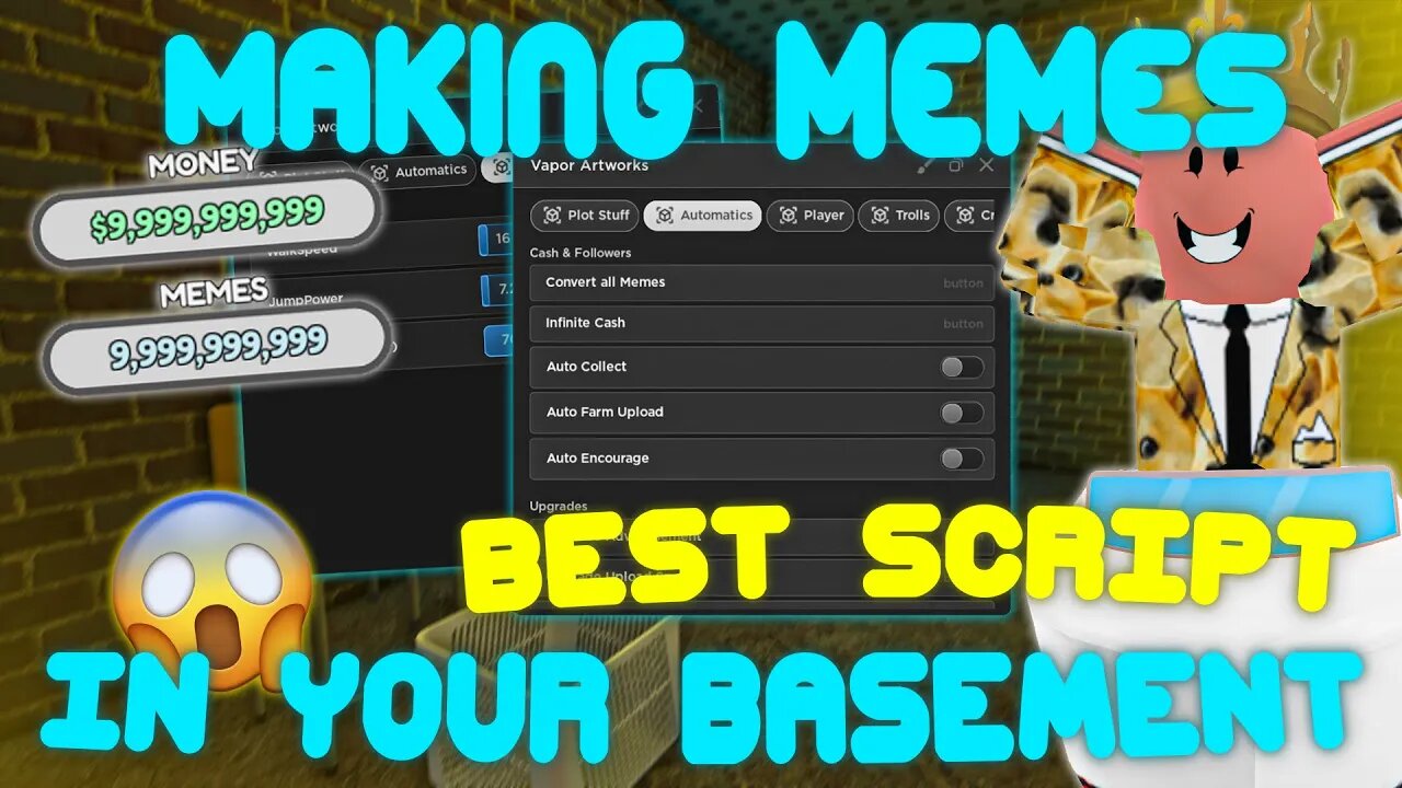 (2022 Pastebin) The *BEST* making memes in your basement at 3 AM Script ...