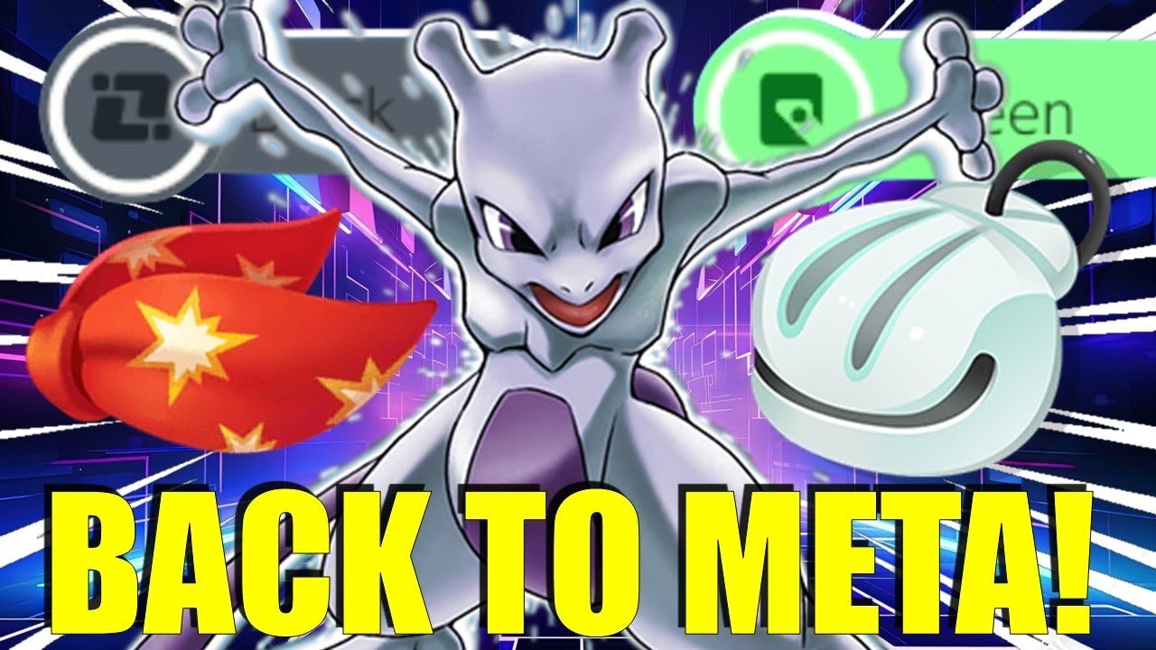 Best Emblems for Mewtwo After Nerfed | Pokemon Unite Gameplay