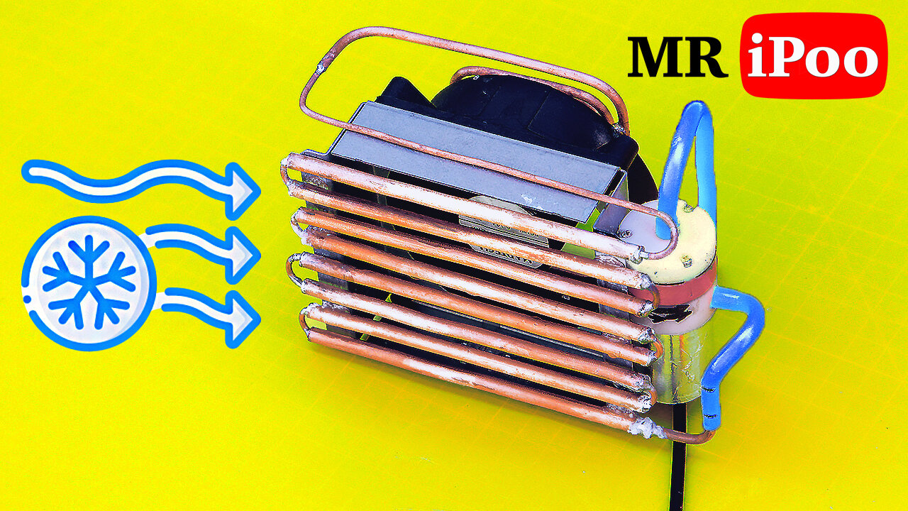 DIY Cooling: Homemade Mini Heat Pump (-34°C!) DIY AC Air Cooler ️ ...