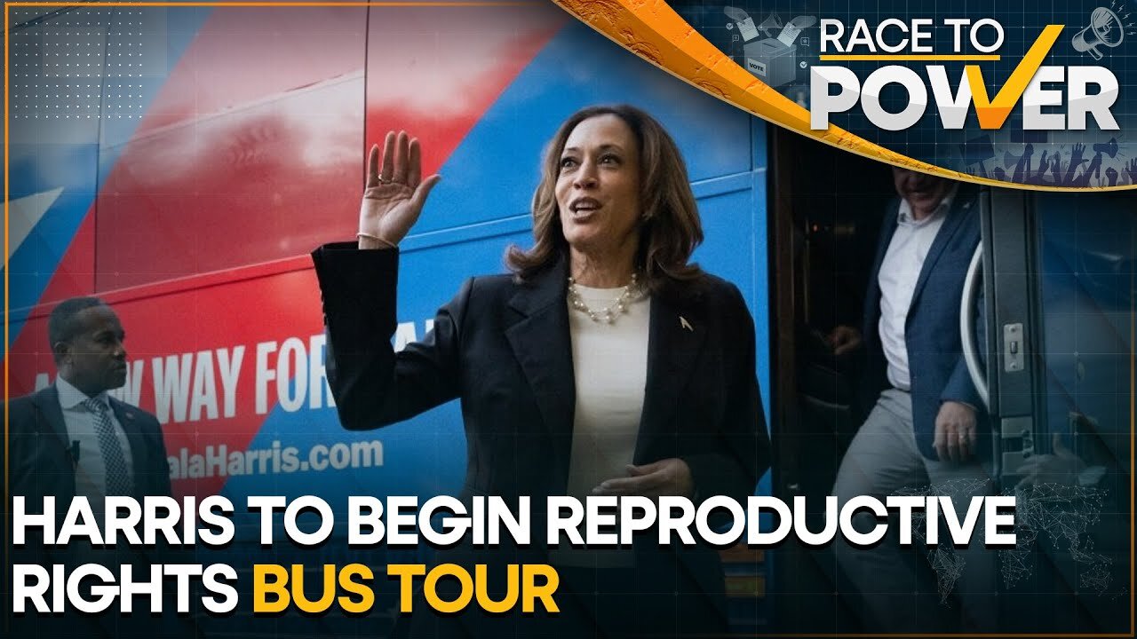 US Elections 2024: Harris campaign to begin 'reproductive freedom' bus ...