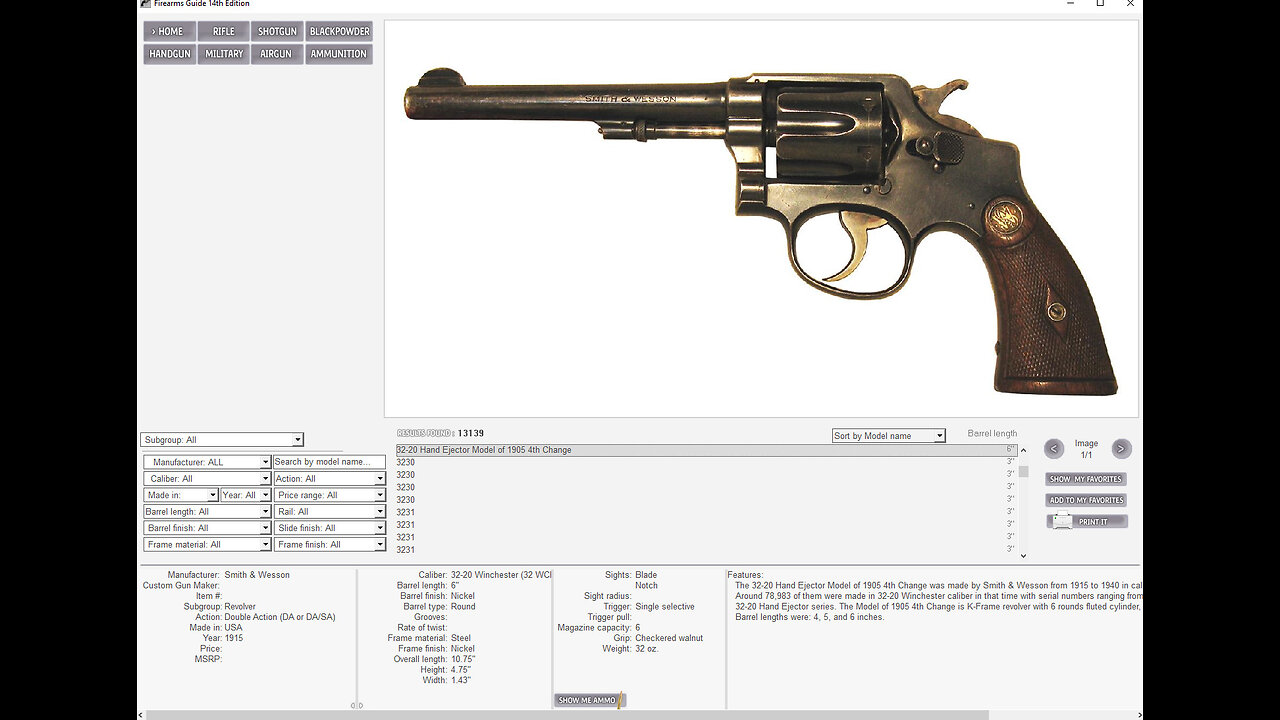 13,000 Handguns Reference Guide + Handguns Blueprints, Schematics ...