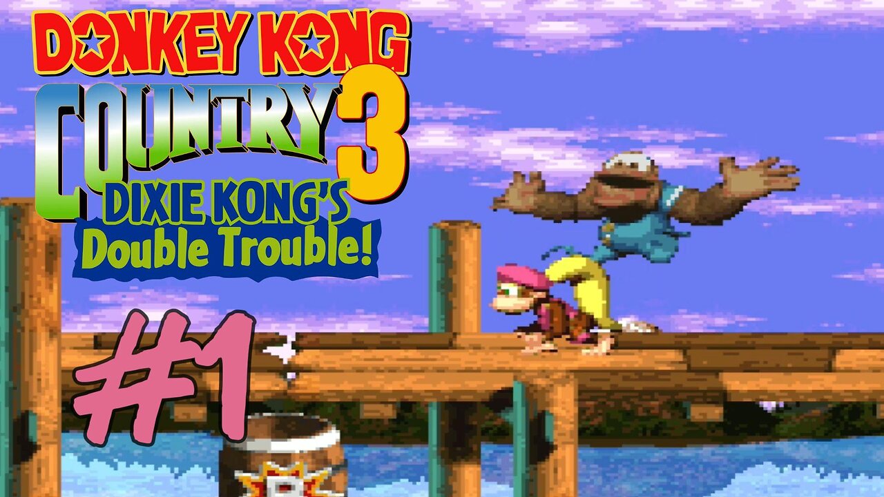 Donkey Kong Country 3: Dixie Kong's Double Trouble - Part 1: Lake ...