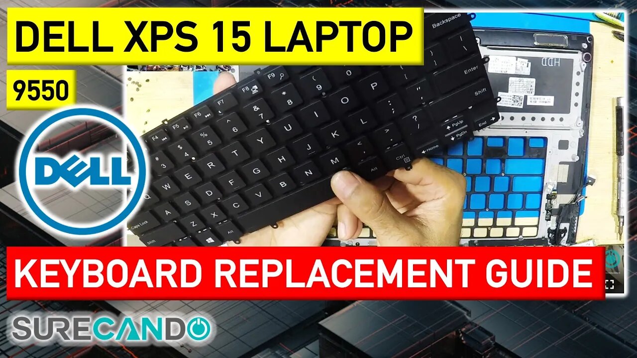 Revive Your Dell XPS 15 9550_ Keyboard Replacement Guide for Enhanced ...