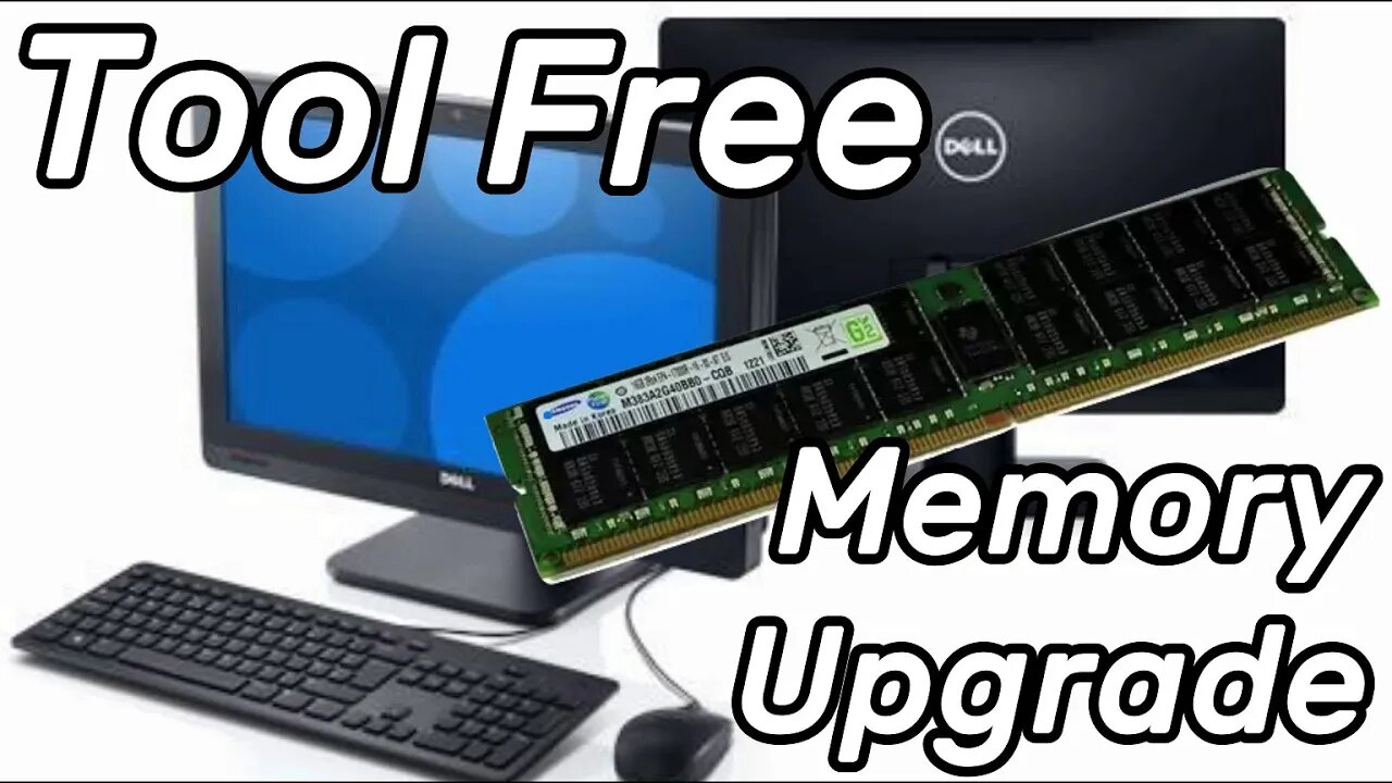 Easy Computer Memory Ram Upgrade - Dell All In One Inspiron OptiPlex ...