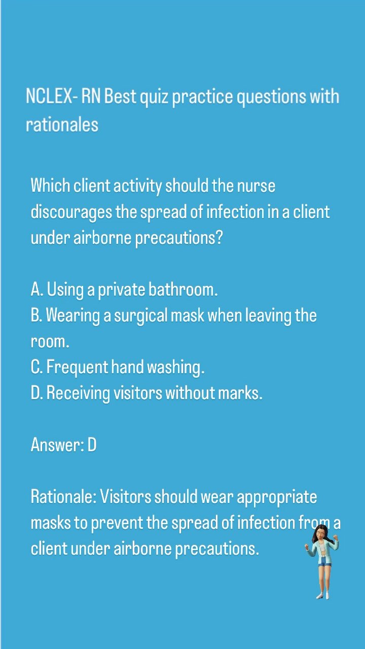 NCLEX- RN/PN Isolation precautions.