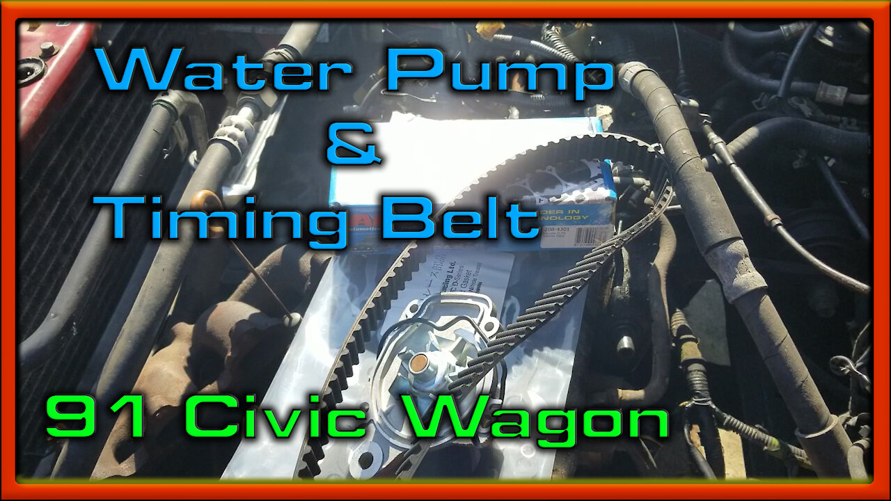 How to Install & Set a Timing Belt on a Honda D-Series D16a6