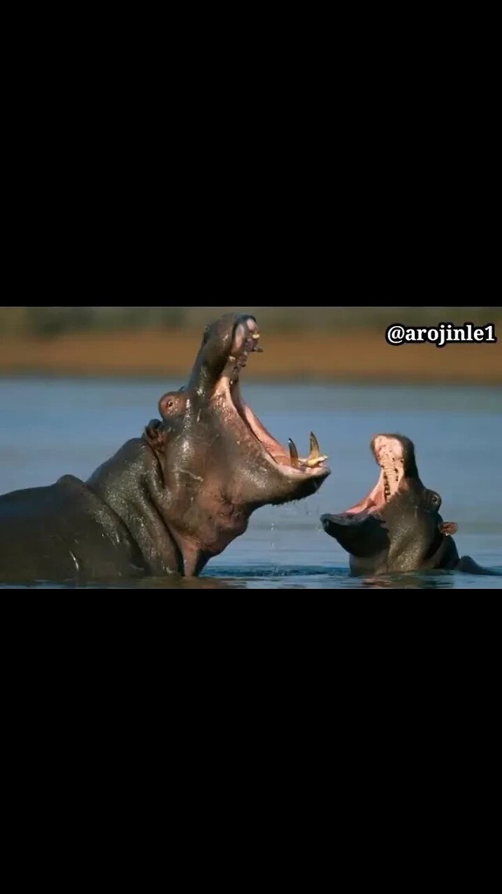 HIPPOPOTAMUS STORY (The 3rd largest animal on Land)| Hippopotamus is ...