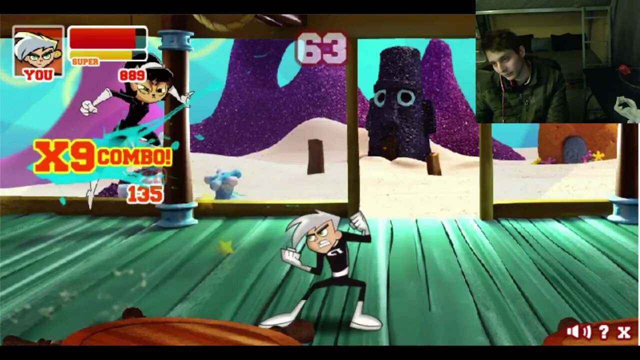 Kitty Katswell VS Danny Phantom In A Nickelodeon Super Brawl 2 Battle ...