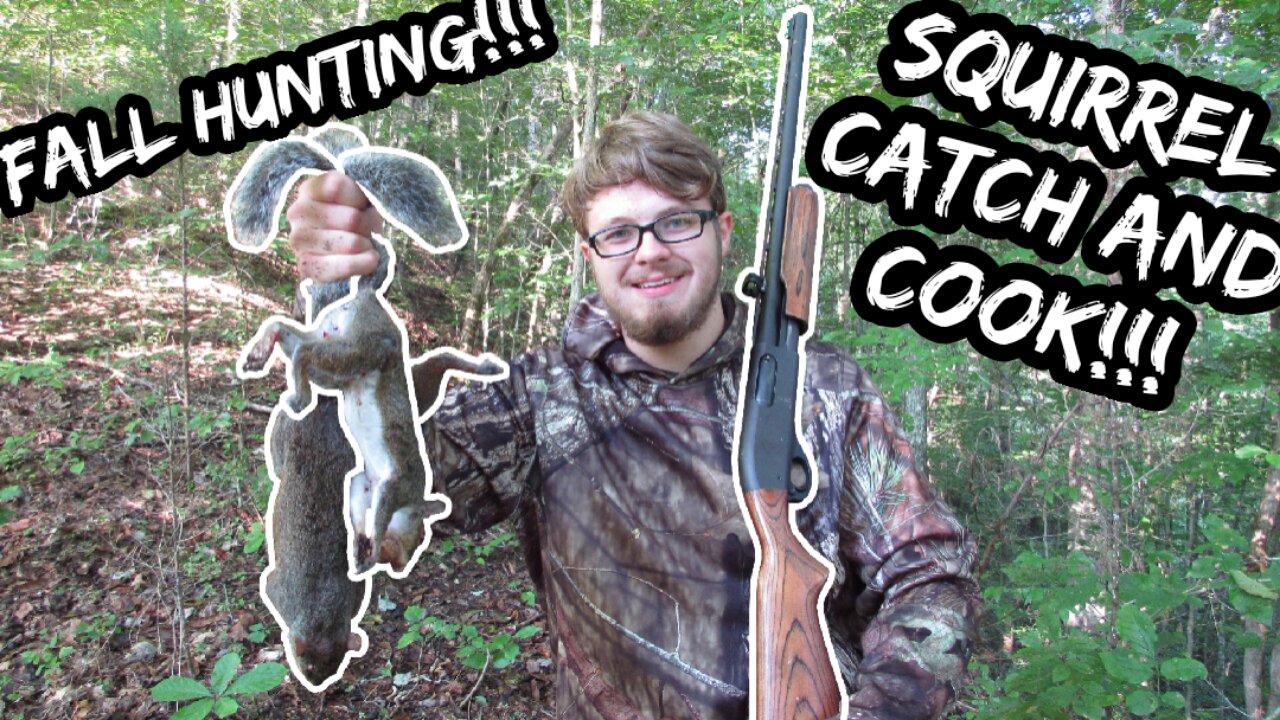 Squirrel Catch and Cook!!! | Fall Squirrel Hunting!!! (Cooking Over a ...
