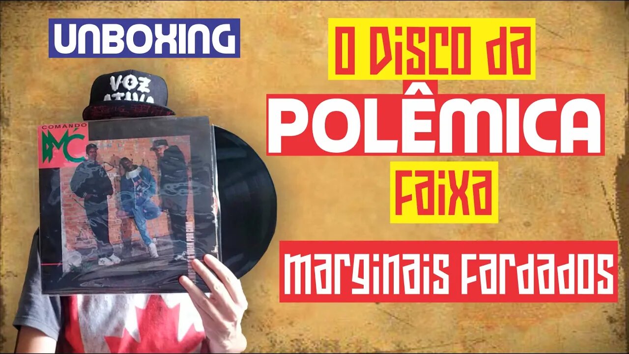 Unboxing LP Rap Nacional anos 90 Comando DMC