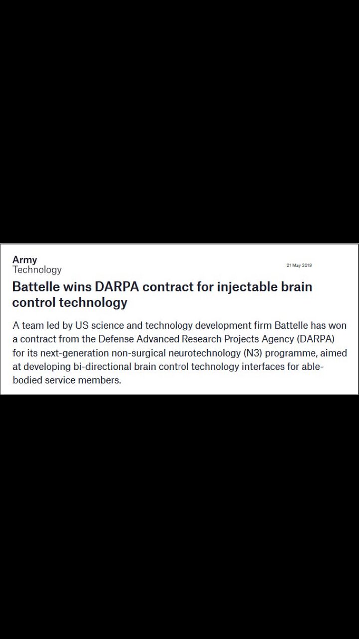BATTELLE wins DARPA contract for injectable wireless brain control ...