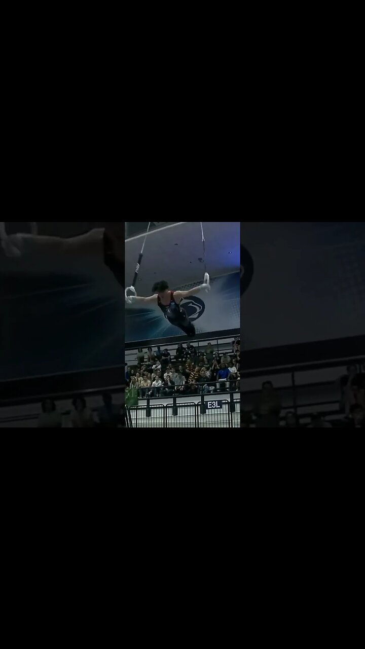 Asher Hong (Rings) clinches 2023 men's gymnastics title for Stanford # ...