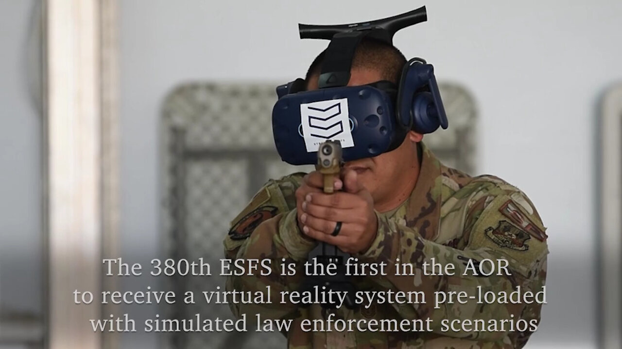 380th ESFS goes virtual for training