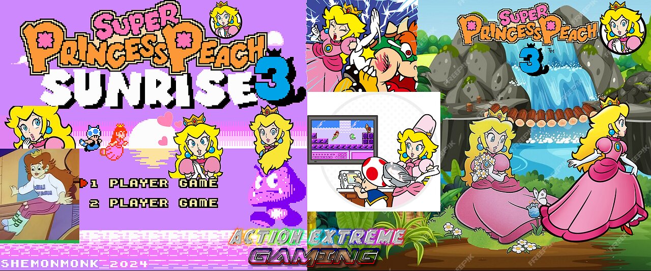 Action Extreme Gaming 2024: Super Princess Peach 3 Sunrise (Nes Rom ...