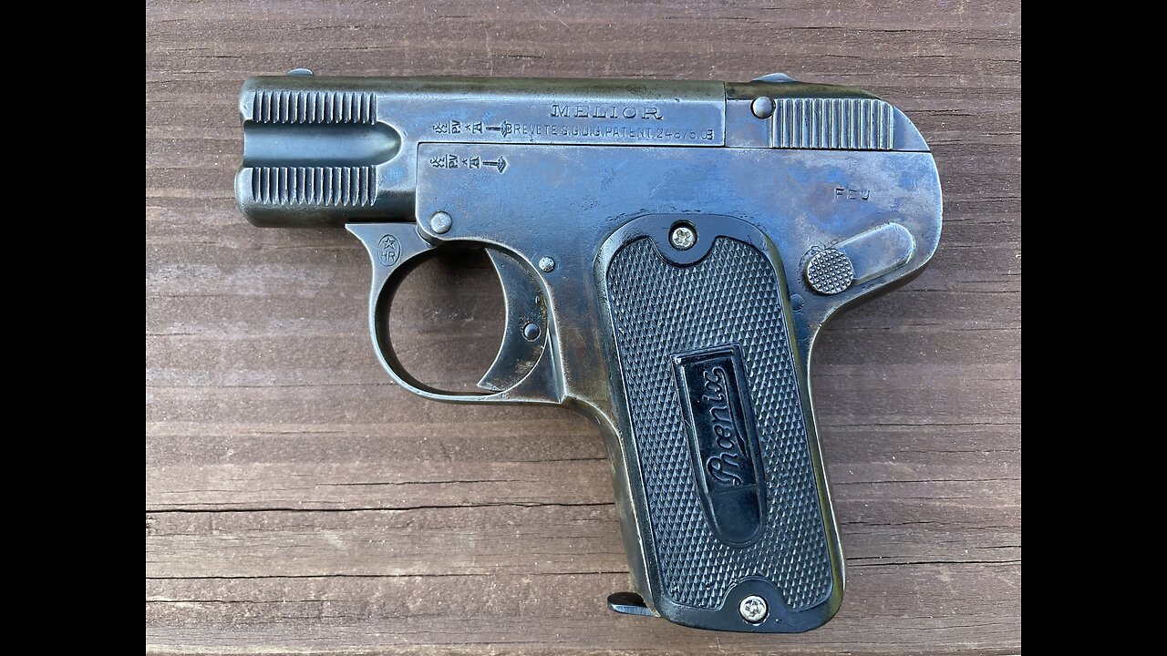 The Melior 1909 Type II 6.35mm Pistol