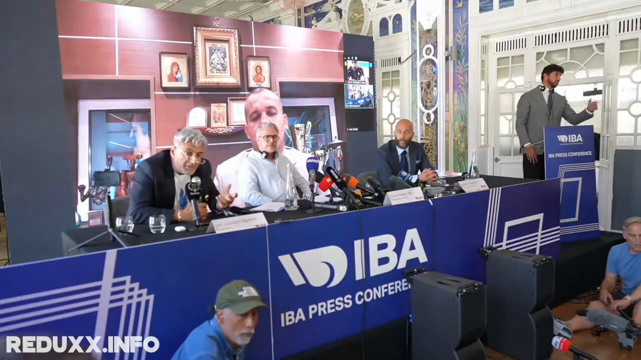 Journalists Arguing With Dr. Filippatos, Demanding He Clarify Boxers ...