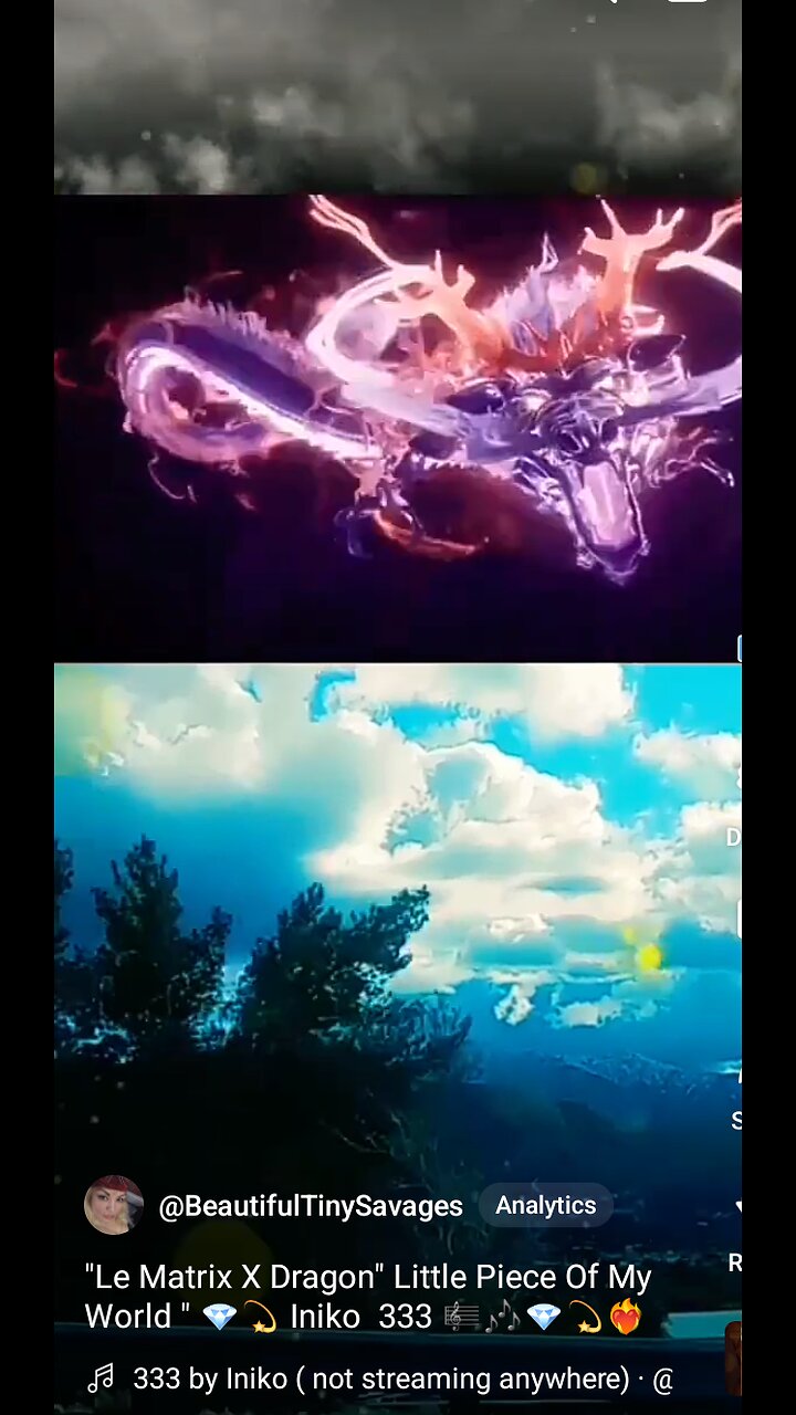 "Le Matrix X Dragon"A Little Piece Of My World "💎💫 ️‍🔥Song 333 By Iniko