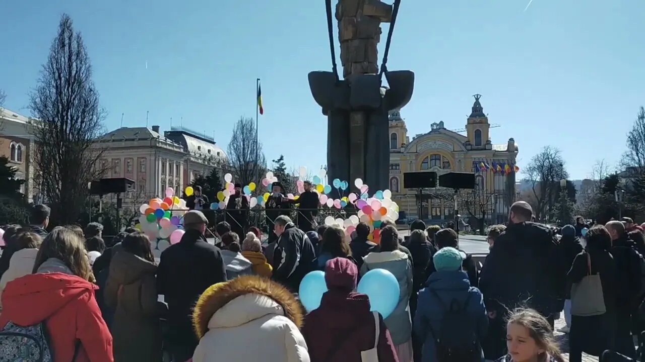 Cluj 18 martie 2023, "Marșul pentru Viață". Cuvântul de binecuvântare ...