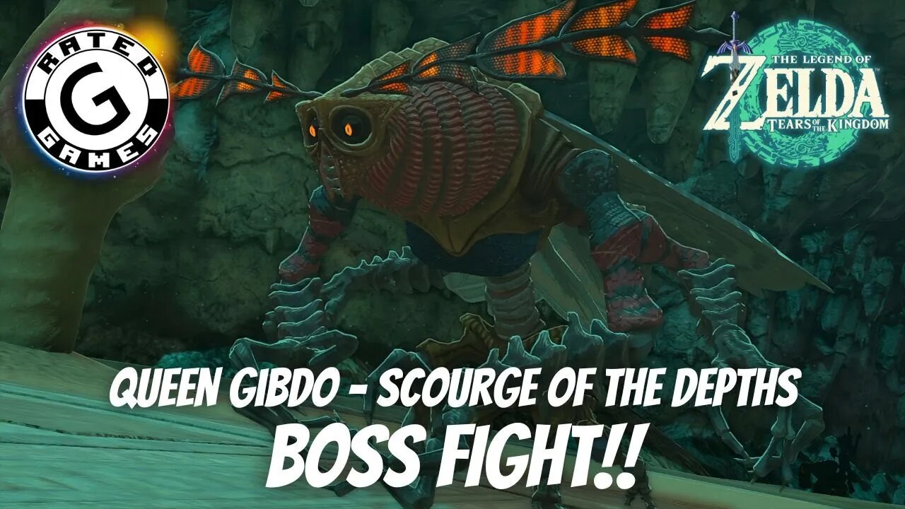 Queen Gibdo - Scourge of the Depths Boss Fight - Tears of the Kingdom ...
