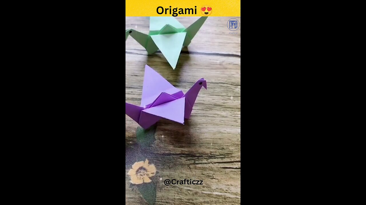 most beautiful origami 😍 #craft #papercraft #art #artist #crafts # ...