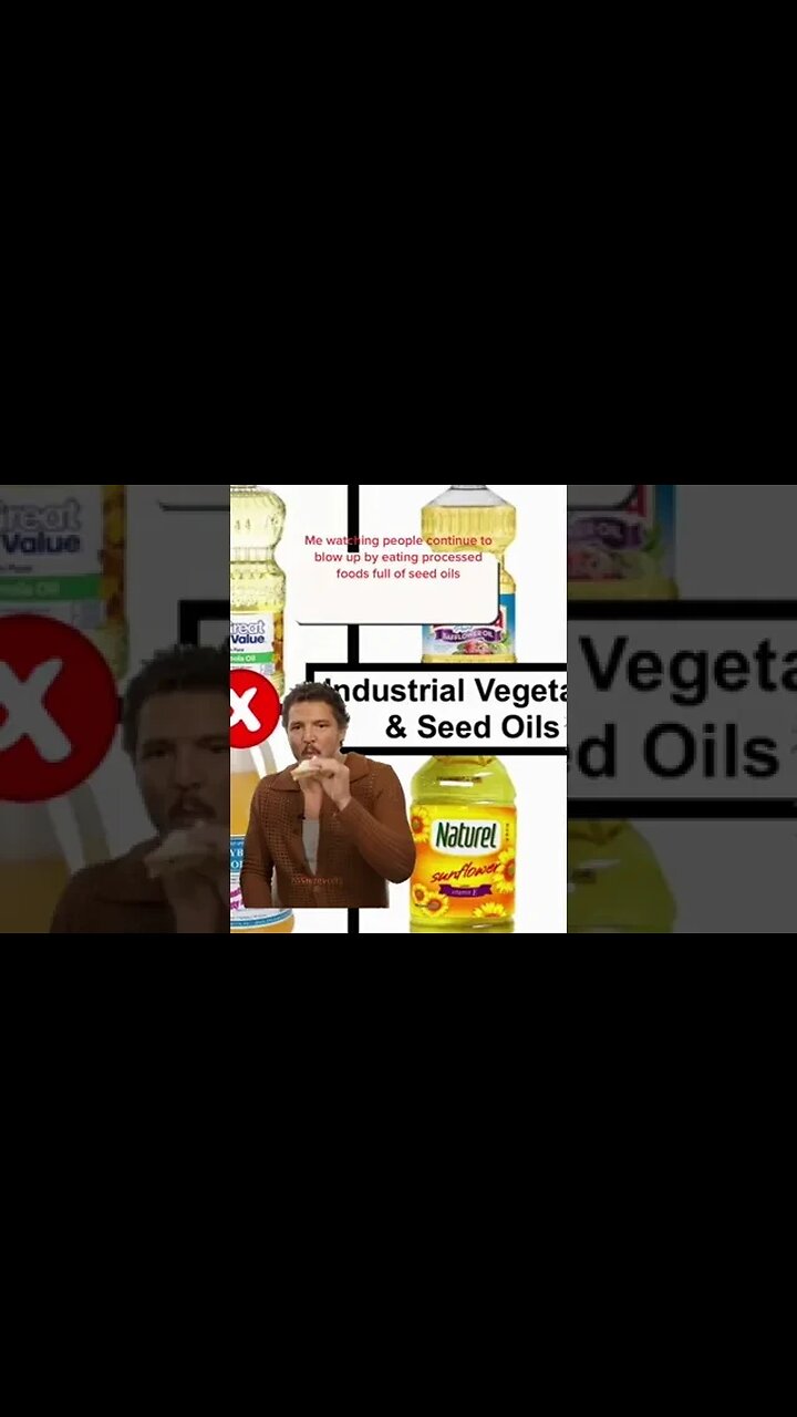 Seed Oils Meme Watching People Gain Weight Health Wellness Nutrition ...