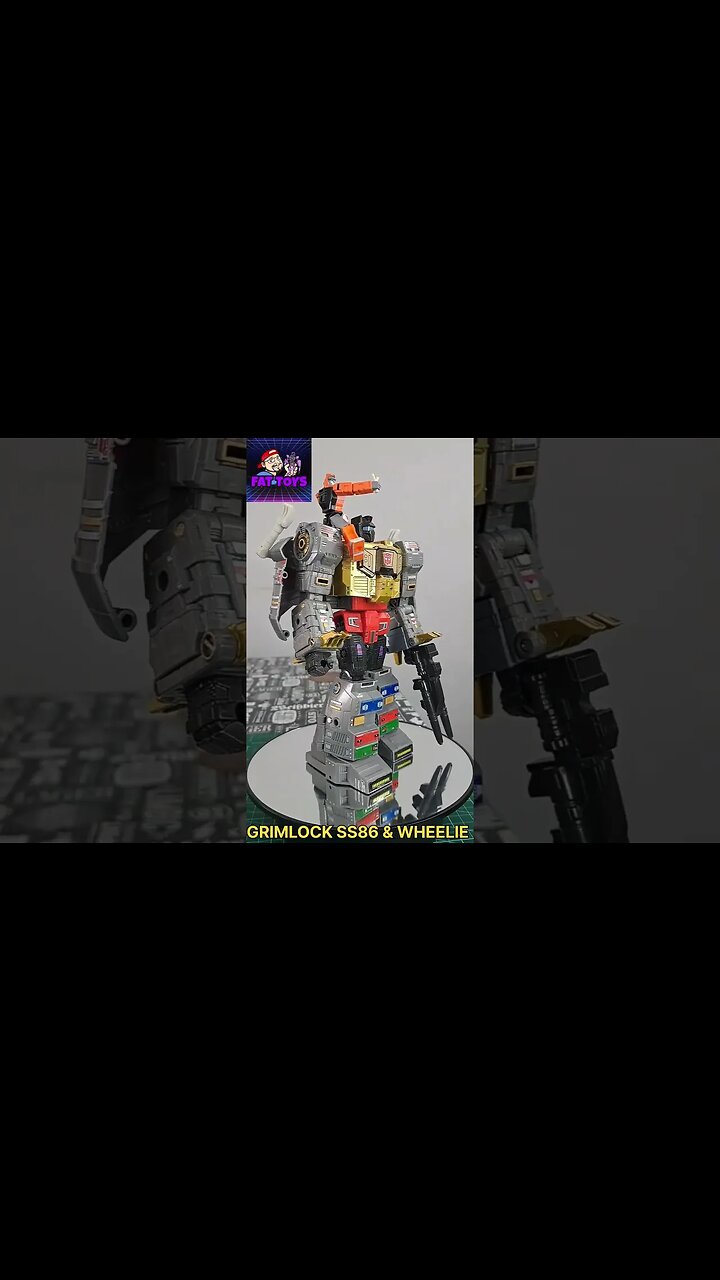 GRIMLOCK SS86 E WHEELIE STICKERS TOYHAX #transformers #hasbro
