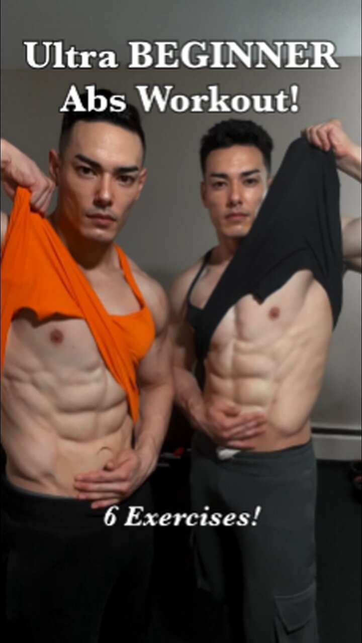 Ultra BEGINNER Abs Workout! (6 Exercises)