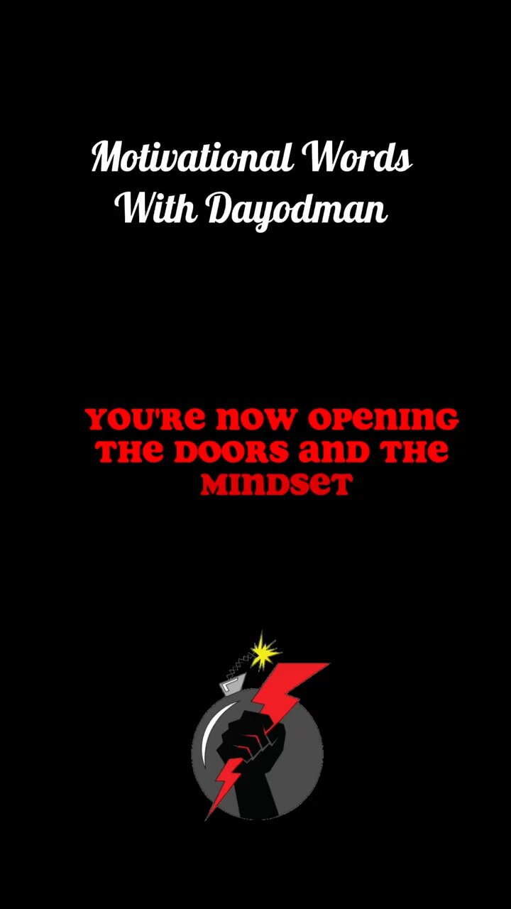 Tell Yourself You Can #dayodman #motivation #doors #open #eeyayyahh