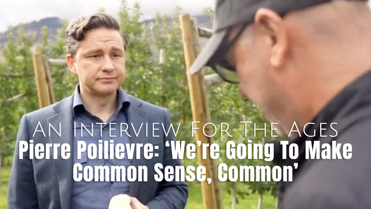 An Interview For The Ages - Pierre Poilievre: 'We're Going To Make ...