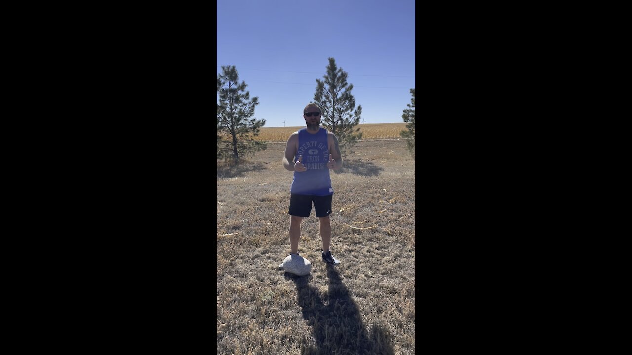 Backwards Stone Toss Workout