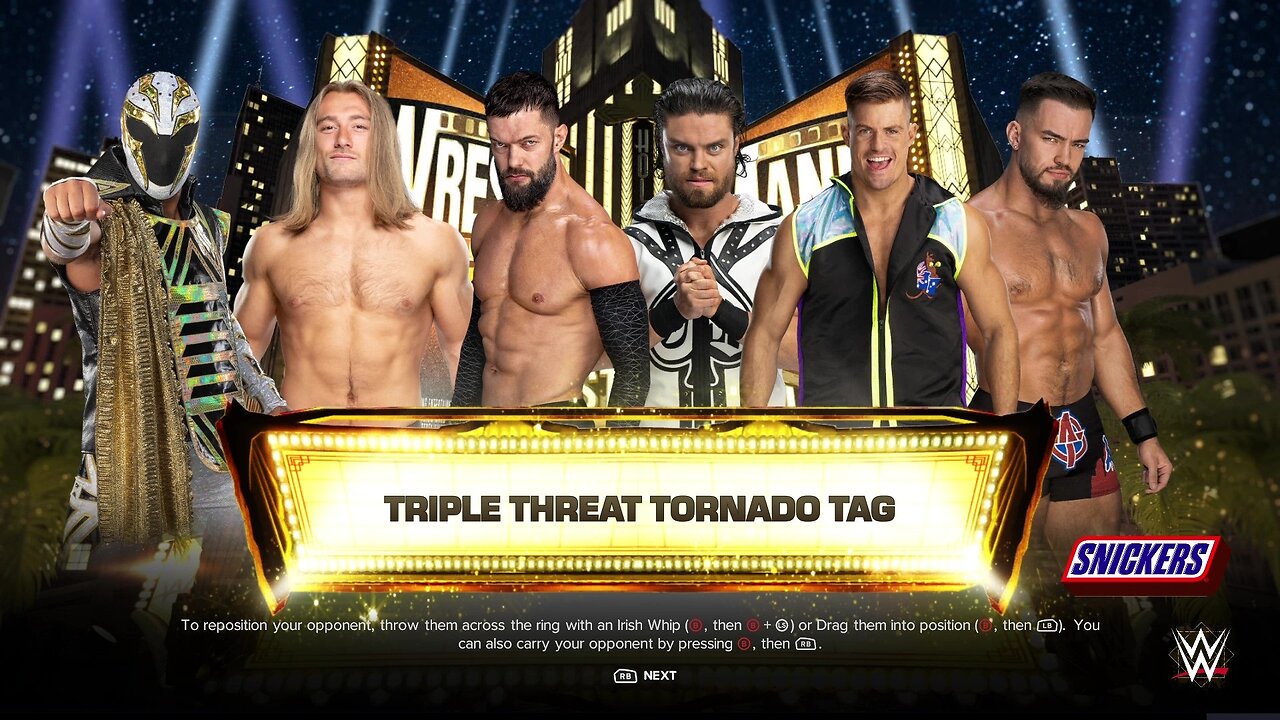 WWE 2k24 Nathan Frazer & Axiom vs Finn Balor & JD Mcdonagh vs Grayson ...