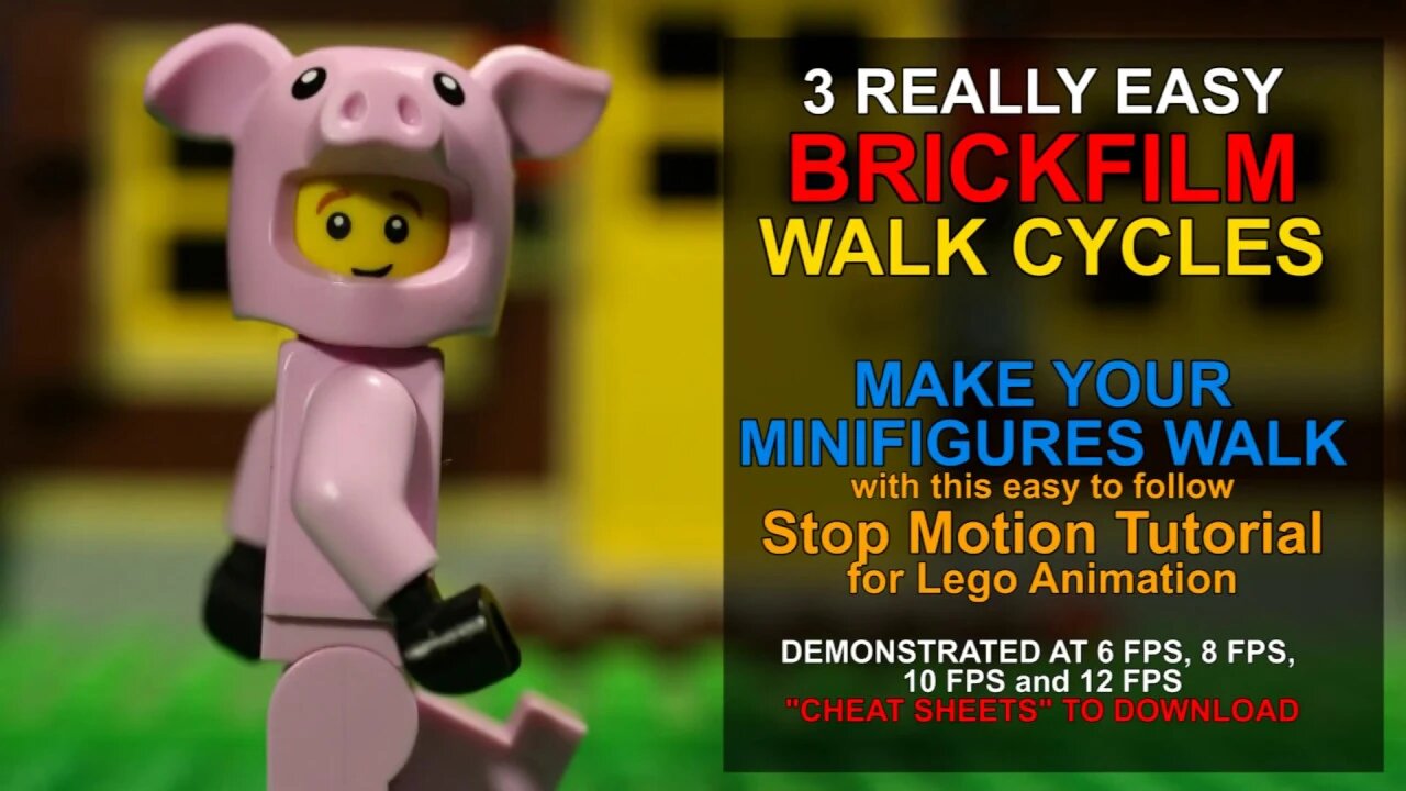 3 Easy Lego Stop Motion Walk Cycles: How To Make Your Lego Minifigure ...