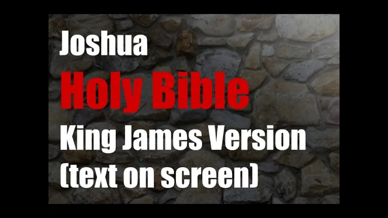 Joshua 1+2 King James Version 2022 KJV Bible