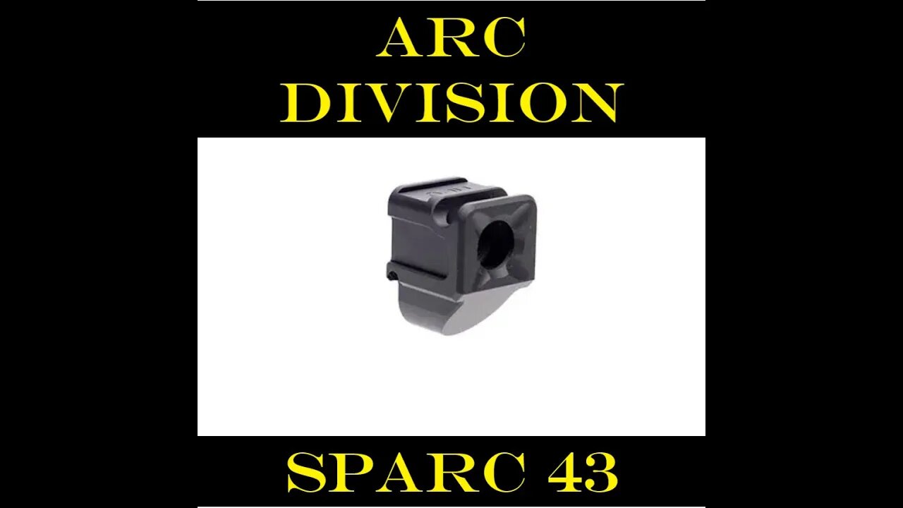 ARC Division - Sparc43 V2 Install and Review on a Glock 43X