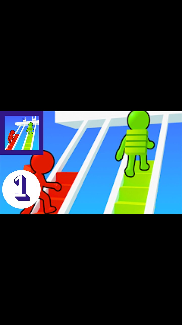 Bridge Race Walkthrough Gameplay Tutorial Part 1 || For Android and iOS