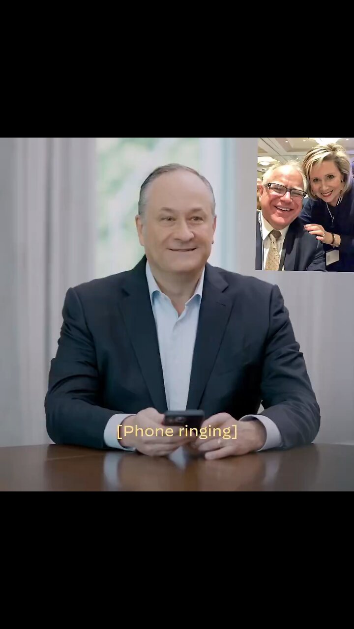 Doug Emhoff calls Tim Walz wife in an awkward video