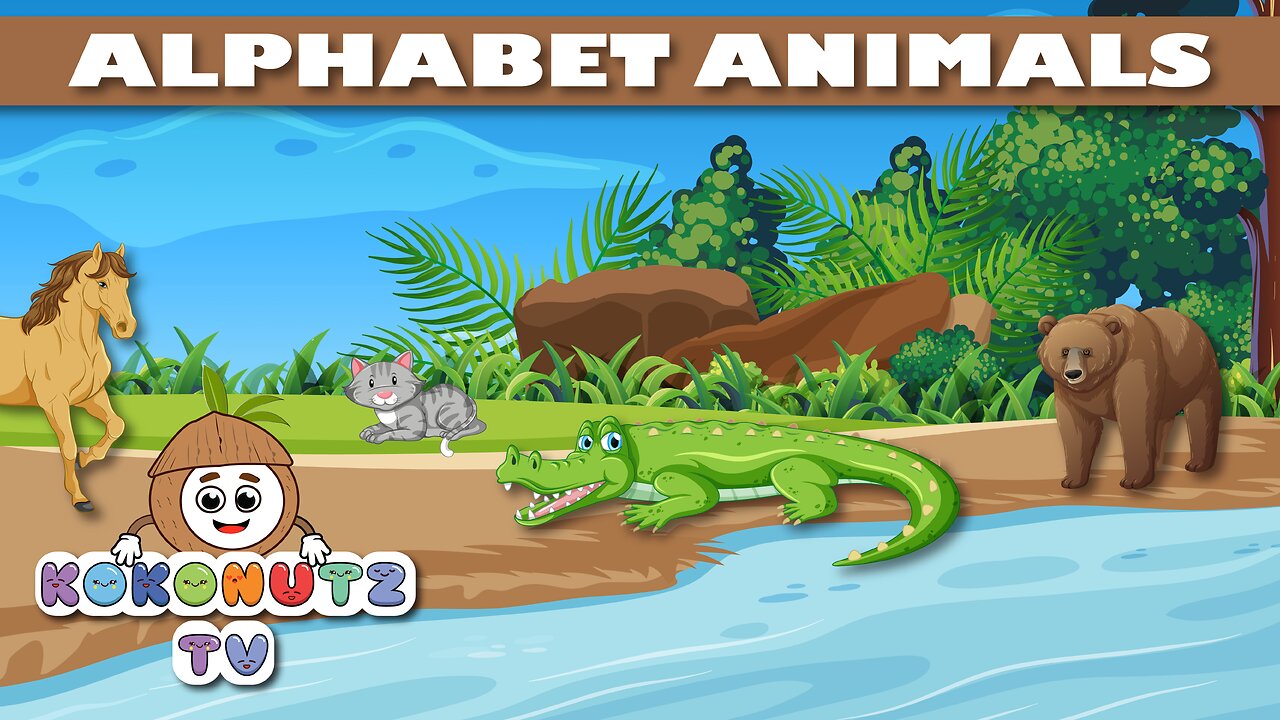 Phonics Alphabet Animals | Learn ABC for Children Nursery Rhyme ...