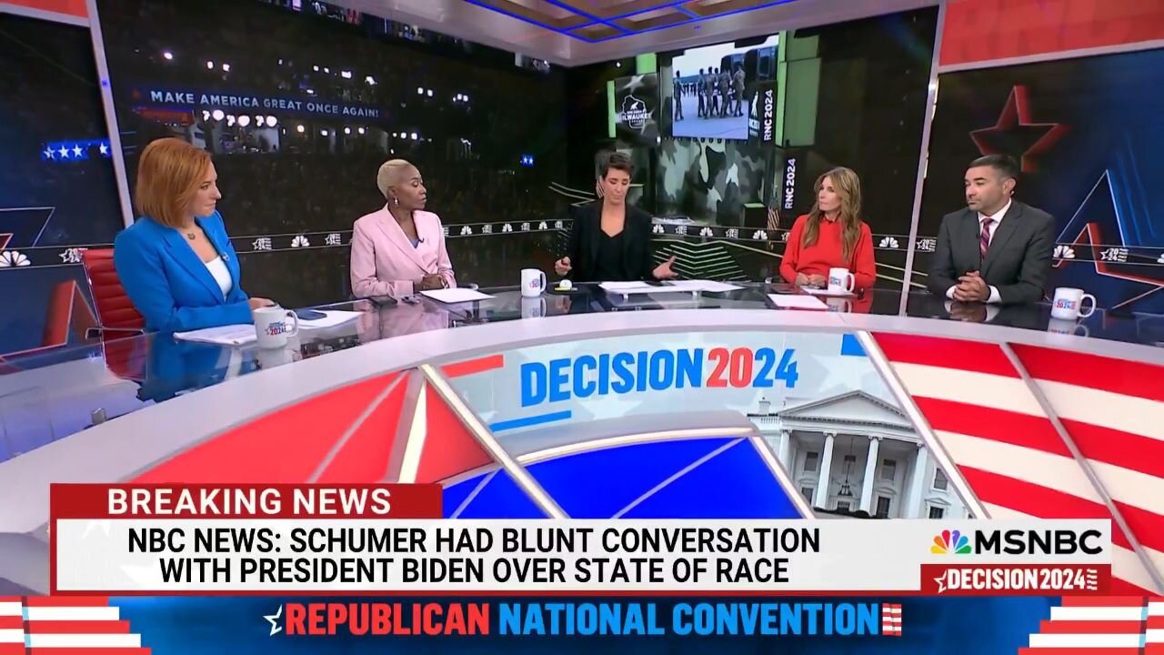 Cheap Fakes! MSNBC Hosts Use LED Screen To Make It Look Like They're At ...