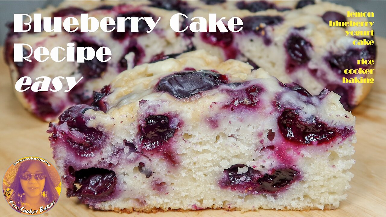 Blueberry Cake Recipe Easy | Lemon Blueberry Yogurt Cake Recipe | EASY ...